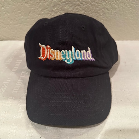 Disney | Accessories | Disney Blue Rainbow Embroidered Disneyland ...